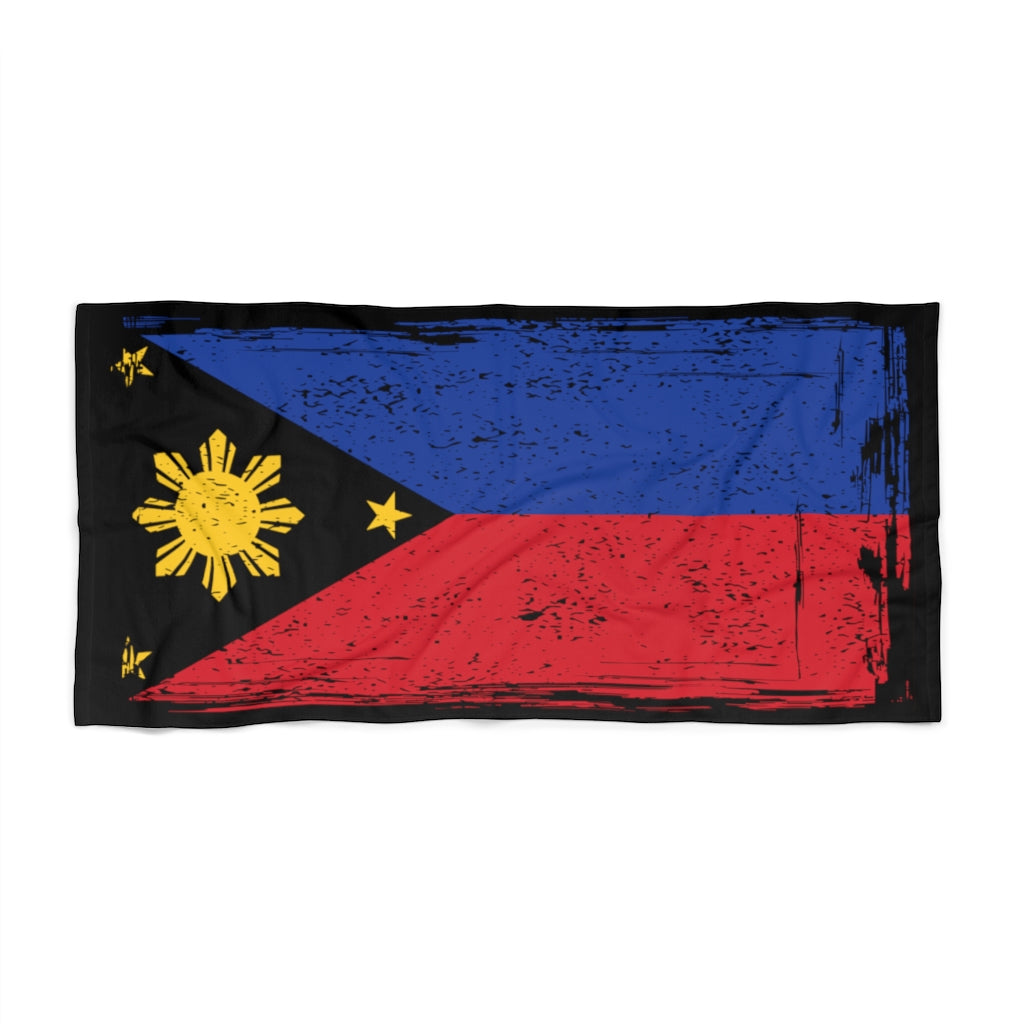 Filipino Grunge 2 - Beach Towel – Nomad Combatives
